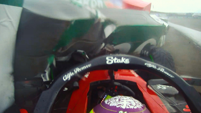 WATCH: Zhou Guanyu's crash and heavy rain brings out the red flags at ...