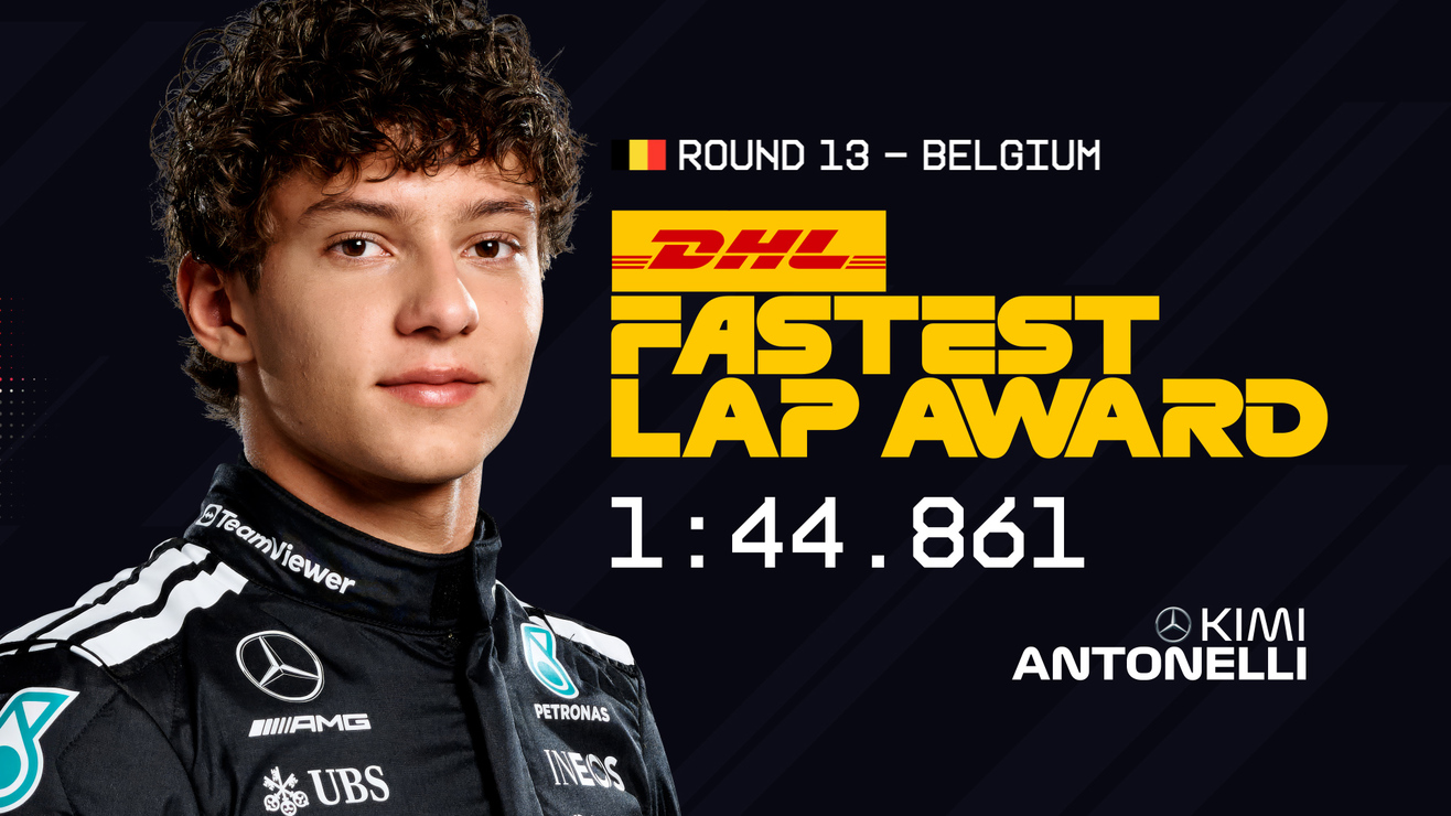 DHL Fastest Lap Award – 2025 Belgian Grand Prix