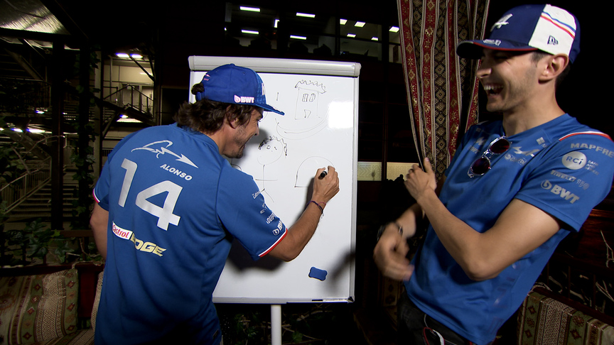 F1 drivers' drawing challenge - Who's pen is mightiest?