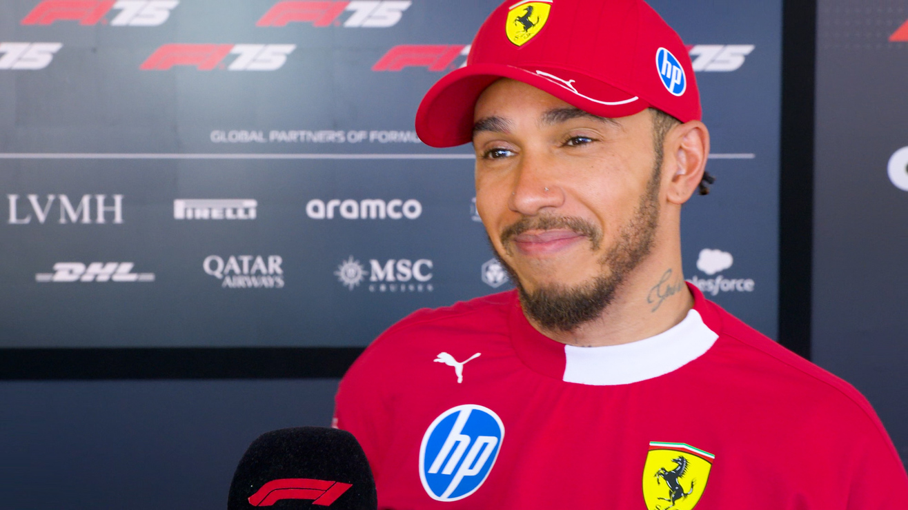 Hamilton focussed on the positives after finishing P4 for Ferrari in ...