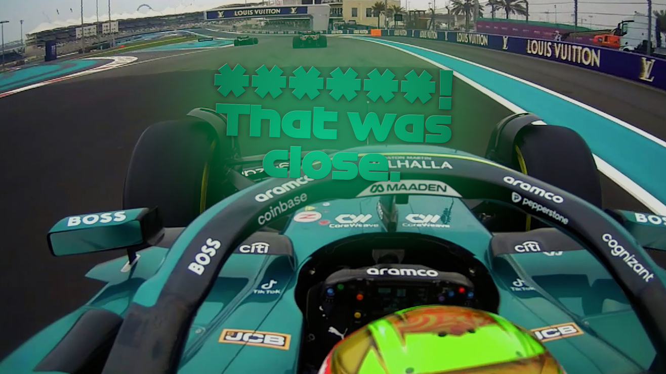 2025 Abu Dhabi GP FP1: A close call for Aston Martin rookies Shield and Crawford