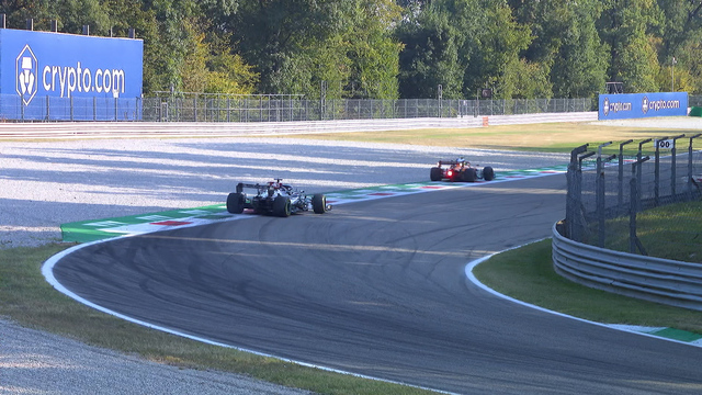 2021 Italian GP F1 Sprint: Huge oversteer for Lewis Hamilton during F1 ...