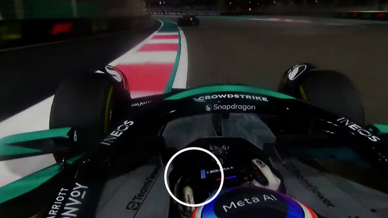 2025 Abu Dhabi Grand Prix: Antonelli presses the DRS button for the ...