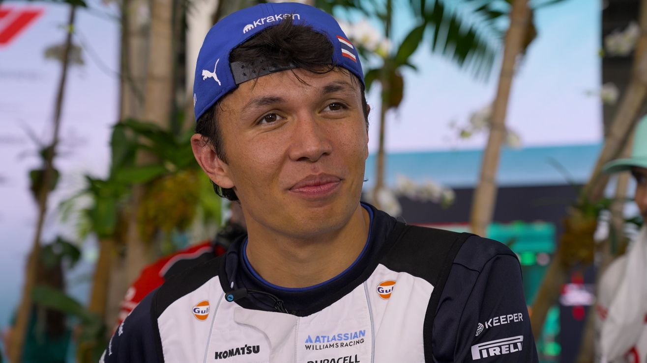 ‘It’s not going to be like this every weekend’ – Albon beaming after P5 ...