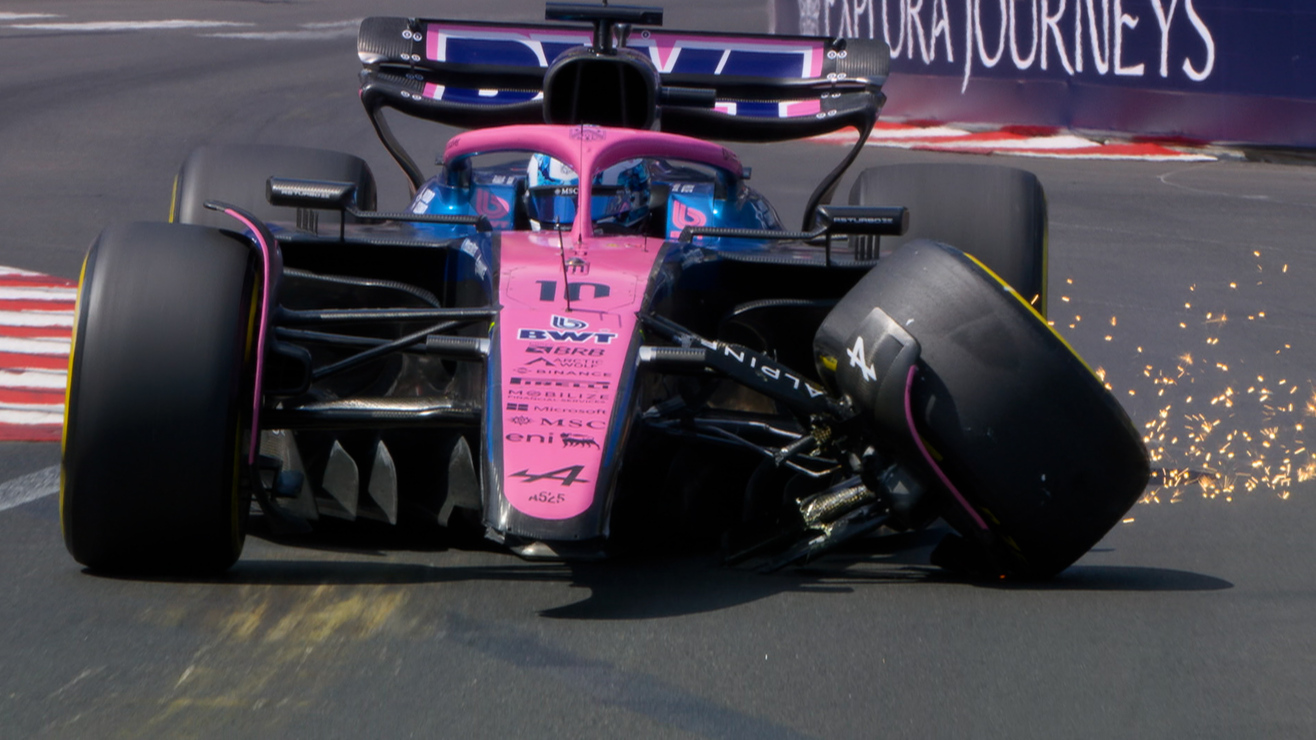 2025 Monaco Grand Prix: Gasly out of the race after crashing into Tsunoda