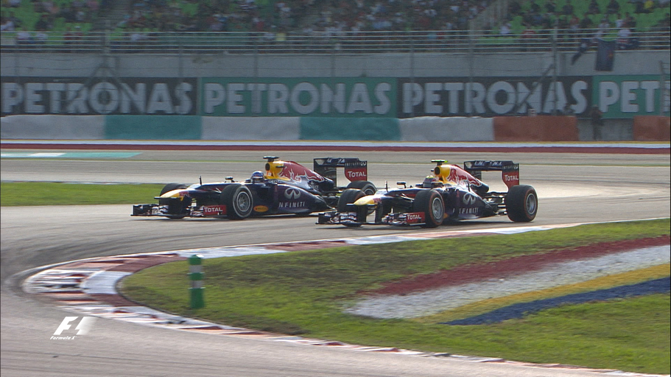 The ‘Multi 21’ fiasco between Vettel and Webber, Malaysia 2013