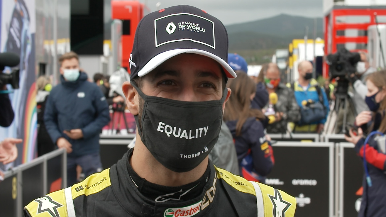 Daniel Ricciardo enjoyed 'moments of fun' in Portuguese GP