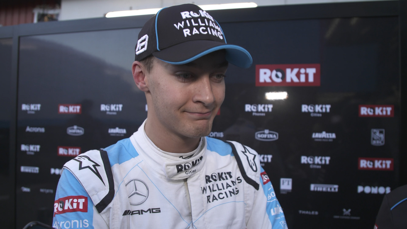 George Russell: 'Car was acting different to last week'