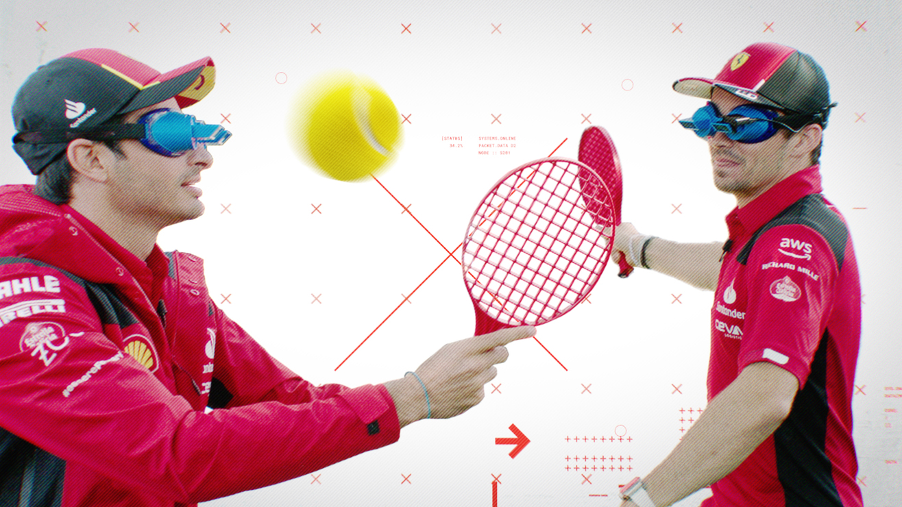 Hilarious Goggle Games with Ferrari's Charles Leclerc and Carlos Sainz