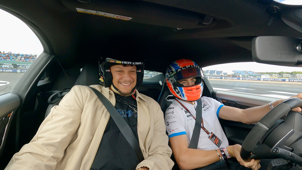 Patrick Mahomes's Silverstone Hot Lap