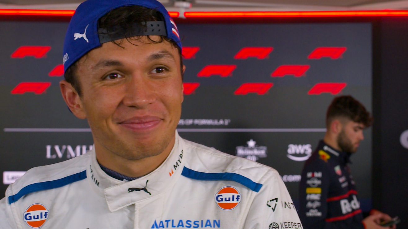 ‘I’m very happy’ – Albon beaming after making up 10 places to finish P5 ...